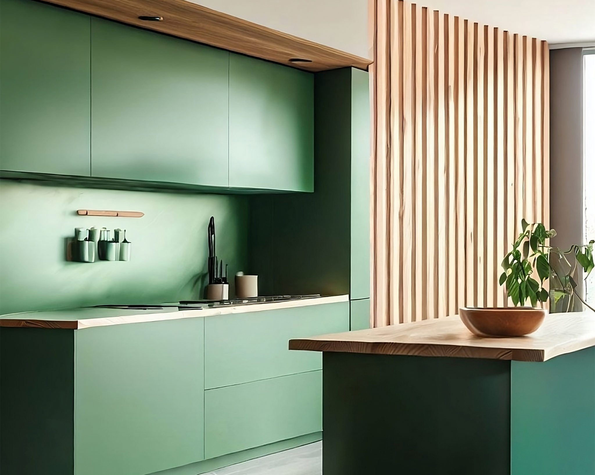 El secreto para crear una cocina verde que enamore - Cuuqui